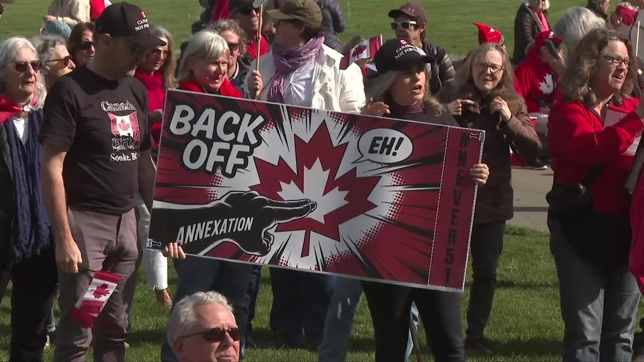 ‘Elbows Up’ rally draws nearly 1,000 Islanders to B.C. Legislature ...