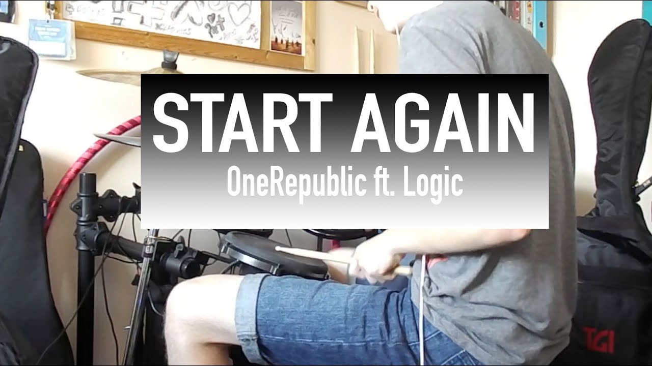 Start Again - OneRepublic ft. Logic | Drum Cover - YouTube Music