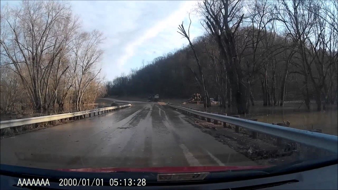 Hocking River Flood along Route 144 near Stewart, Ohio 4 March 2017 ...