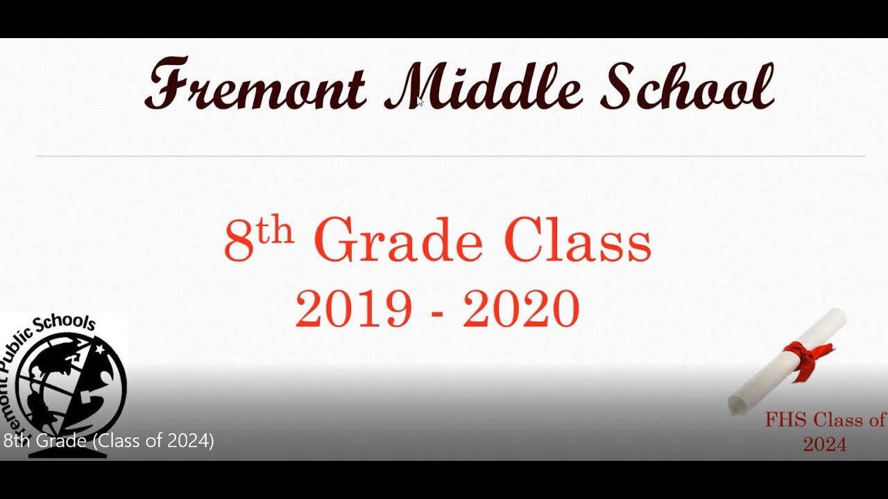 2019 2020 8th Grade (Class of 2024) - YouTube