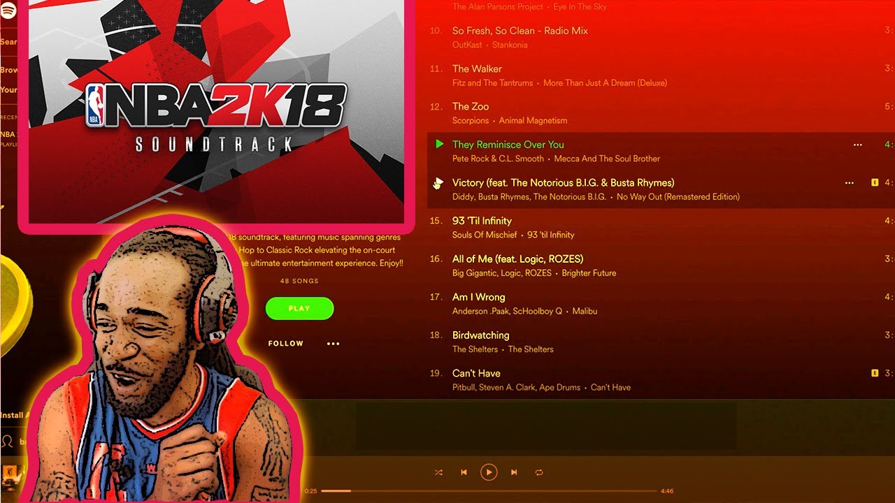 NBA 2K18 SOUNDTRACK + RUN THROUGH, REACTION AND THOUGHTS - YouTube
