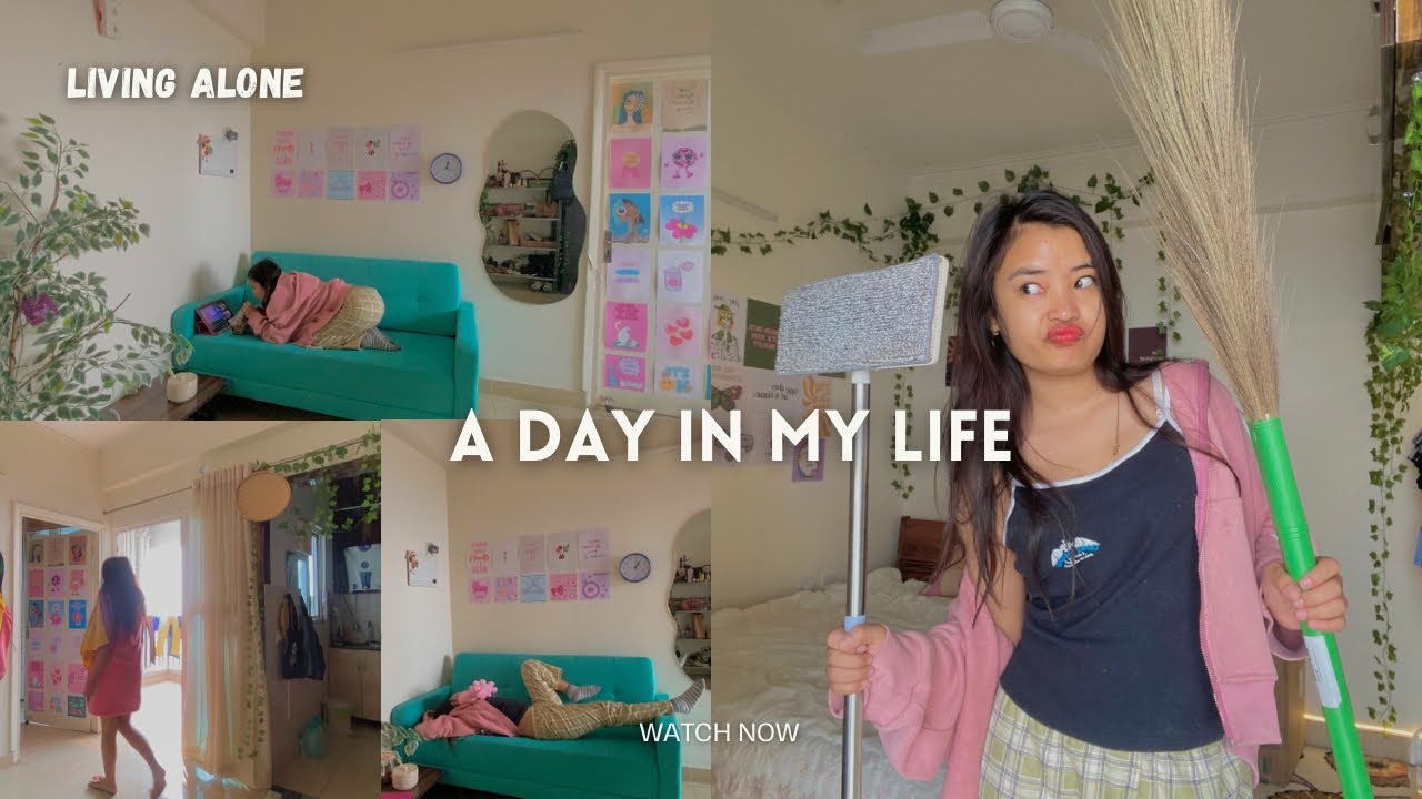 living alone — a day in my life - YouTube