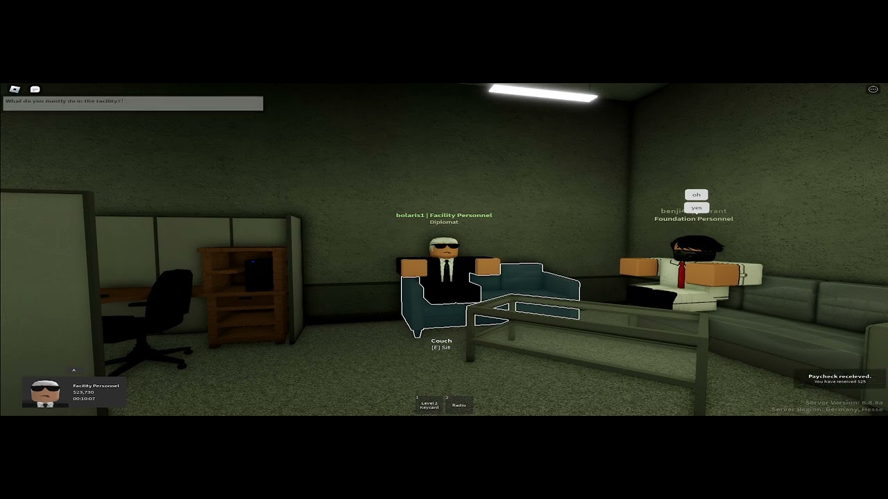 Bolaris1 SCP:F | DDA interview room security footage | 24/5/2023 ...