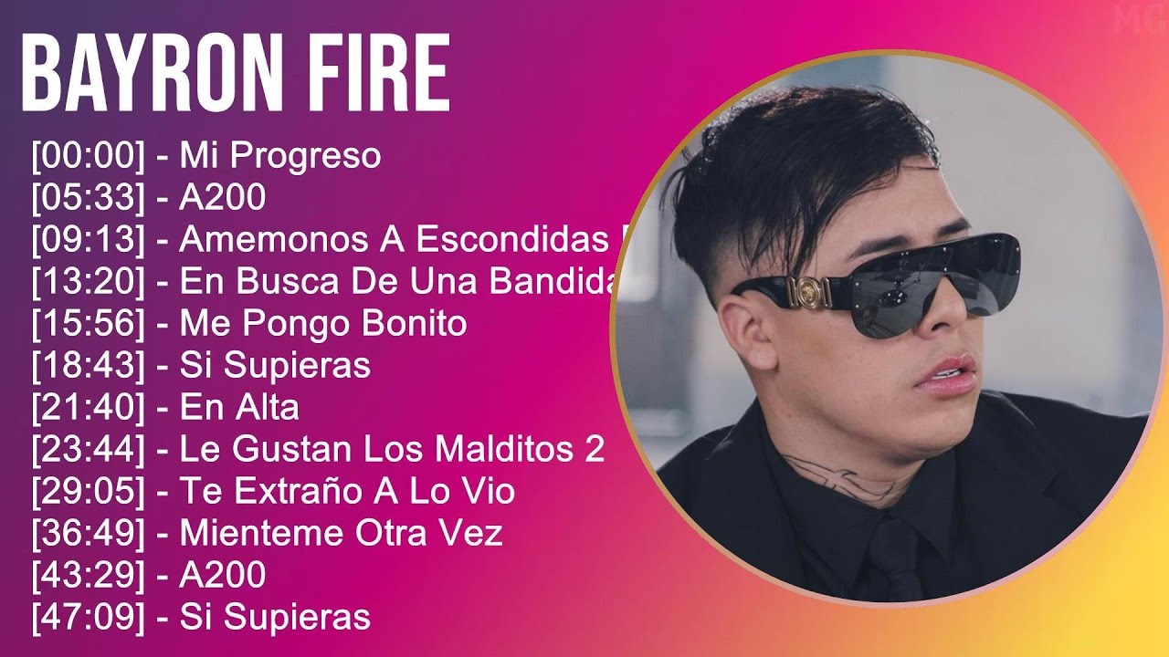 Bayron Fire 2024 MIX Nuevas Canciones - Mi Progreso, A200, Amemonos A Escondidas Remix, En Busca ...