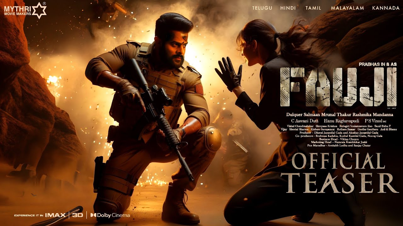 FAUJI - Prabhas Intro First Look Teaser|Fauji Official Teaser|Fauji ...