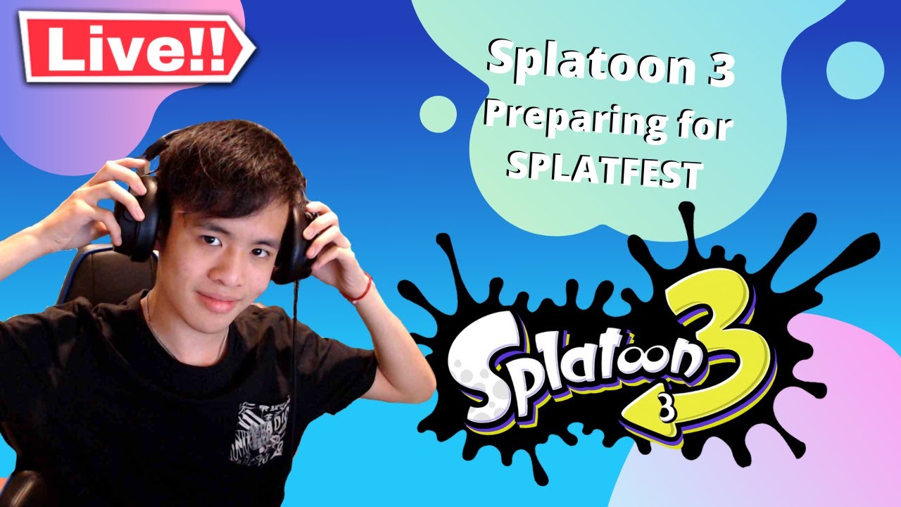 🔴LIVE!🔴[SPLATOON 3] Preparing for the ANNIVERSARY SPLATFEST - YouTube