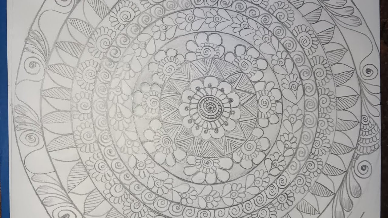 Mandala Art step by step tutorial//how to learn mandala art for ...