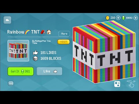 Block Craft 3D: Building Simulator Games For Free Gameplay#2518 (iOS & Android)| Rainbow 🌈 TNT 🧨