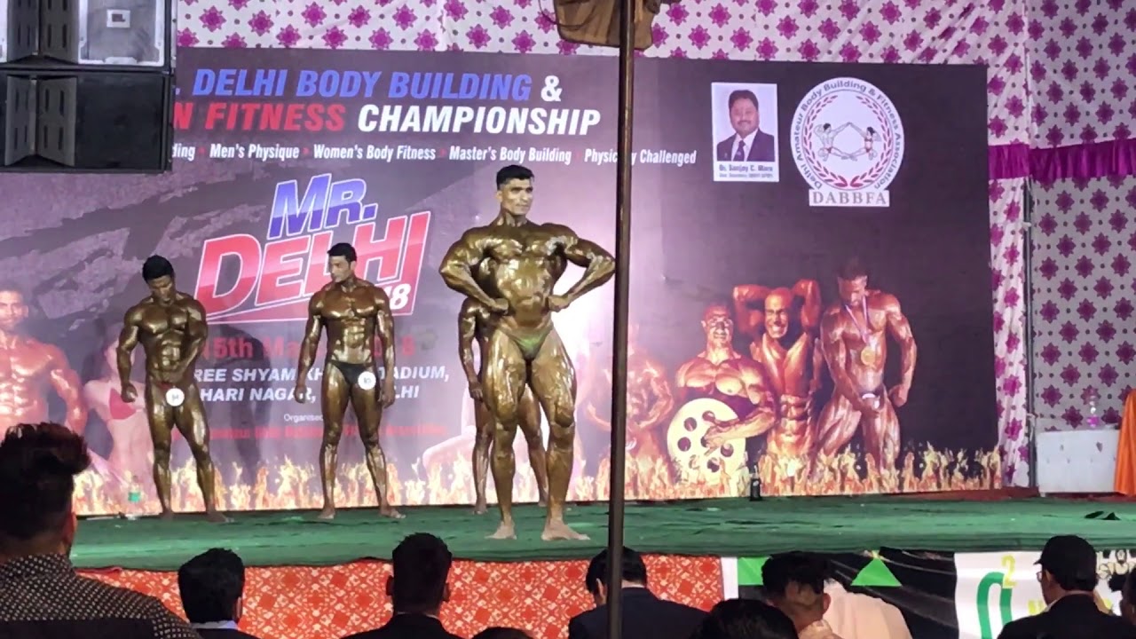 Guest posing Mr Delhi 2018 Mr Vinay Kumar Mahala - YouTube