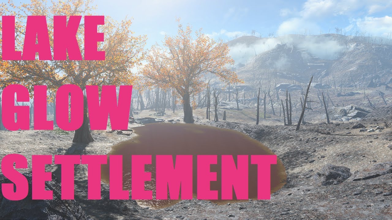 Fallout 4 Mod Review - Lake Glow Settlement - YouTube
