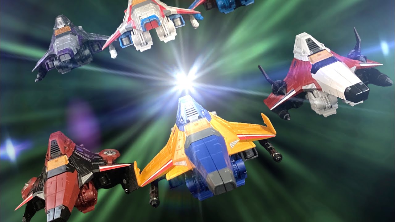 Transformers customs - G1 Tetrajet Conehead Seekers - YouTube