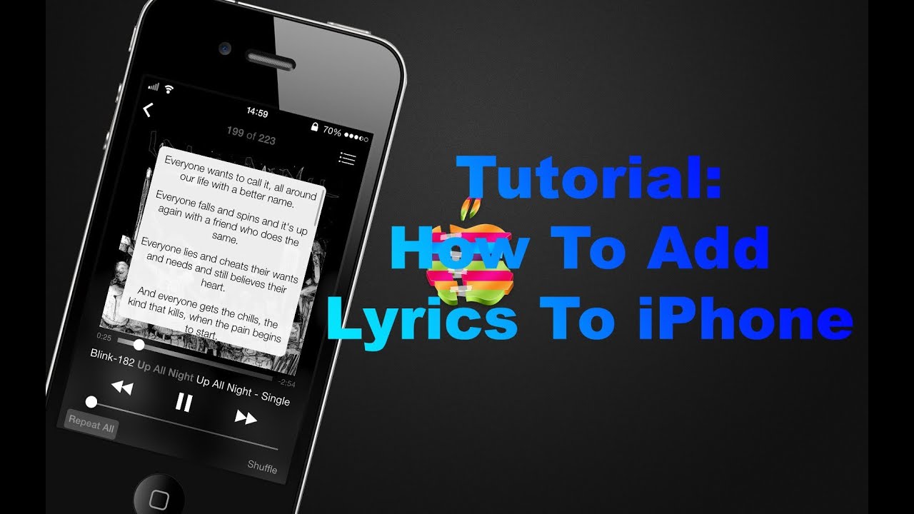 How to Add Lyrics to your iPhone, iPod Touch and iPad [NO JAILBREAK ...