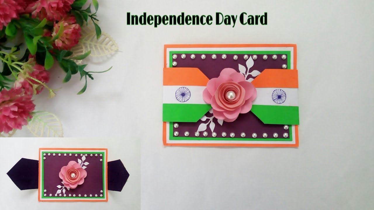 Handmade Beautiful Independence Day Card Making/Independence Day Pop Up ...