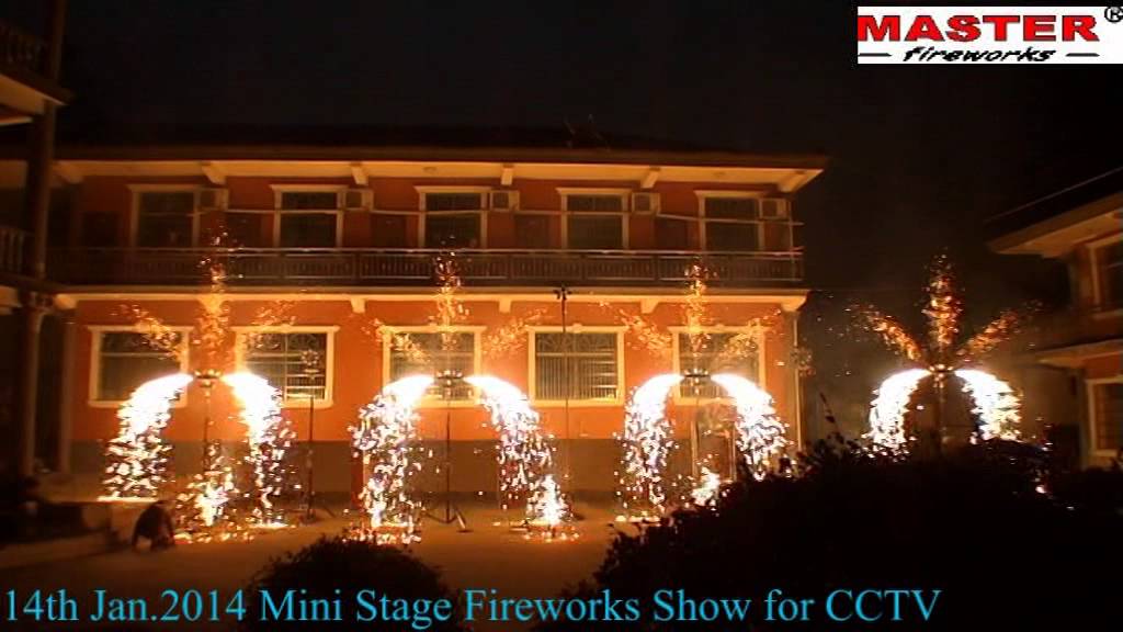 Master Fireworks Mini Stage Fireworks Show - YouTube