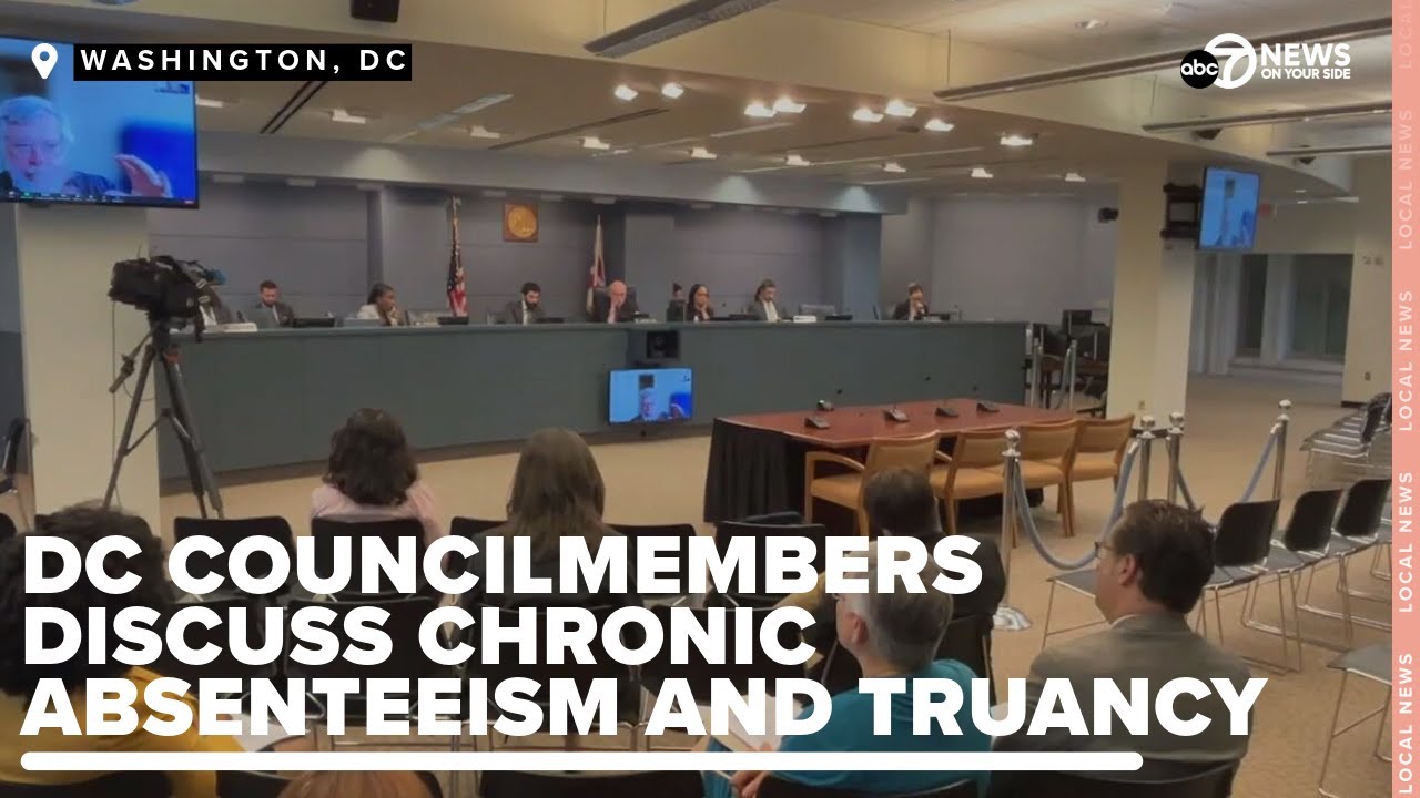 DC Councilmembers discuss chronic absenteeism and truancy during a ...