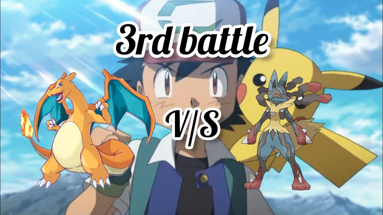 Pokemon tournament 3rd battle Charizard vs LUCARIO - YouTube