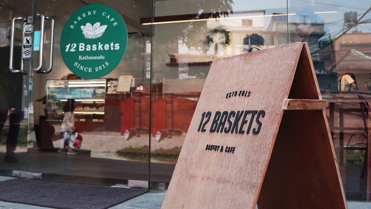 12 Baskets Bakery Cafe Highlight (Voice Over) _Omega Studio Nepal - YouTube