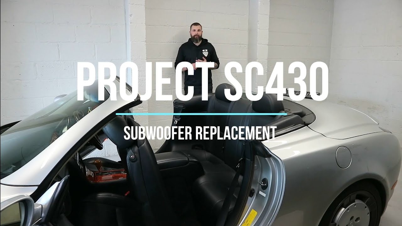 Blackbeard's Detailing - Project SC430 - Subwoofer Replacement ...