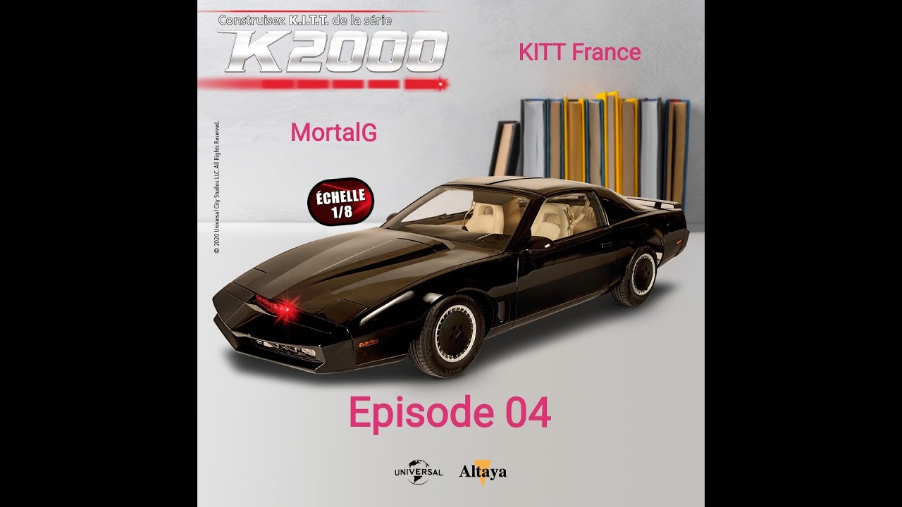 ALTAYA KITT de K2000 - UNIVERSAL - Montage du TABLEAU DE BORD de KITT ...