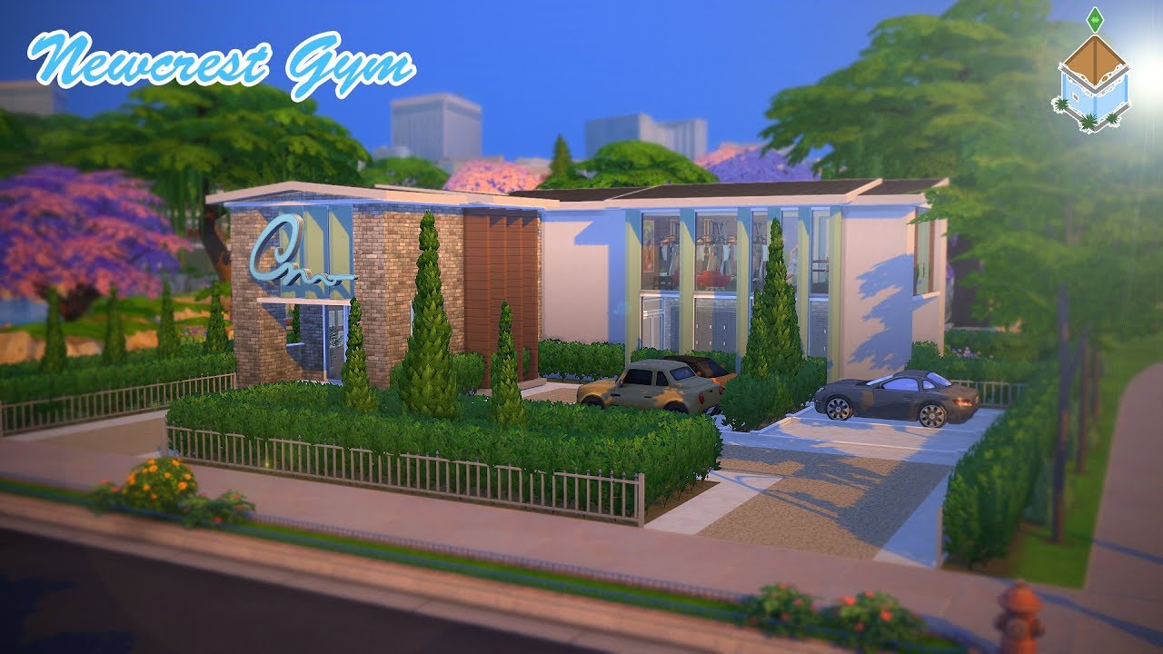 Let's Fill The Newcrest: City Center | Newcrest Gym | The Sims 4 Speed ...