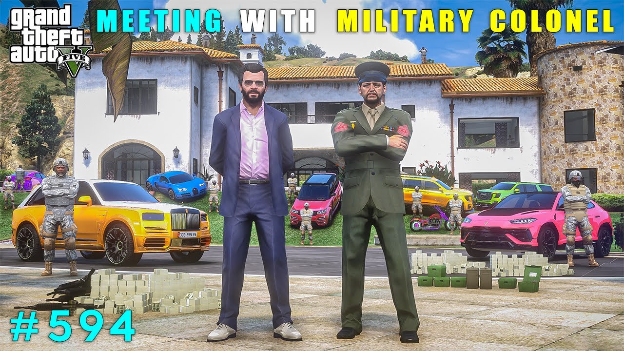 Michael's Biggest Deal With Military Colonel | Gta V Gameplay - YouTube