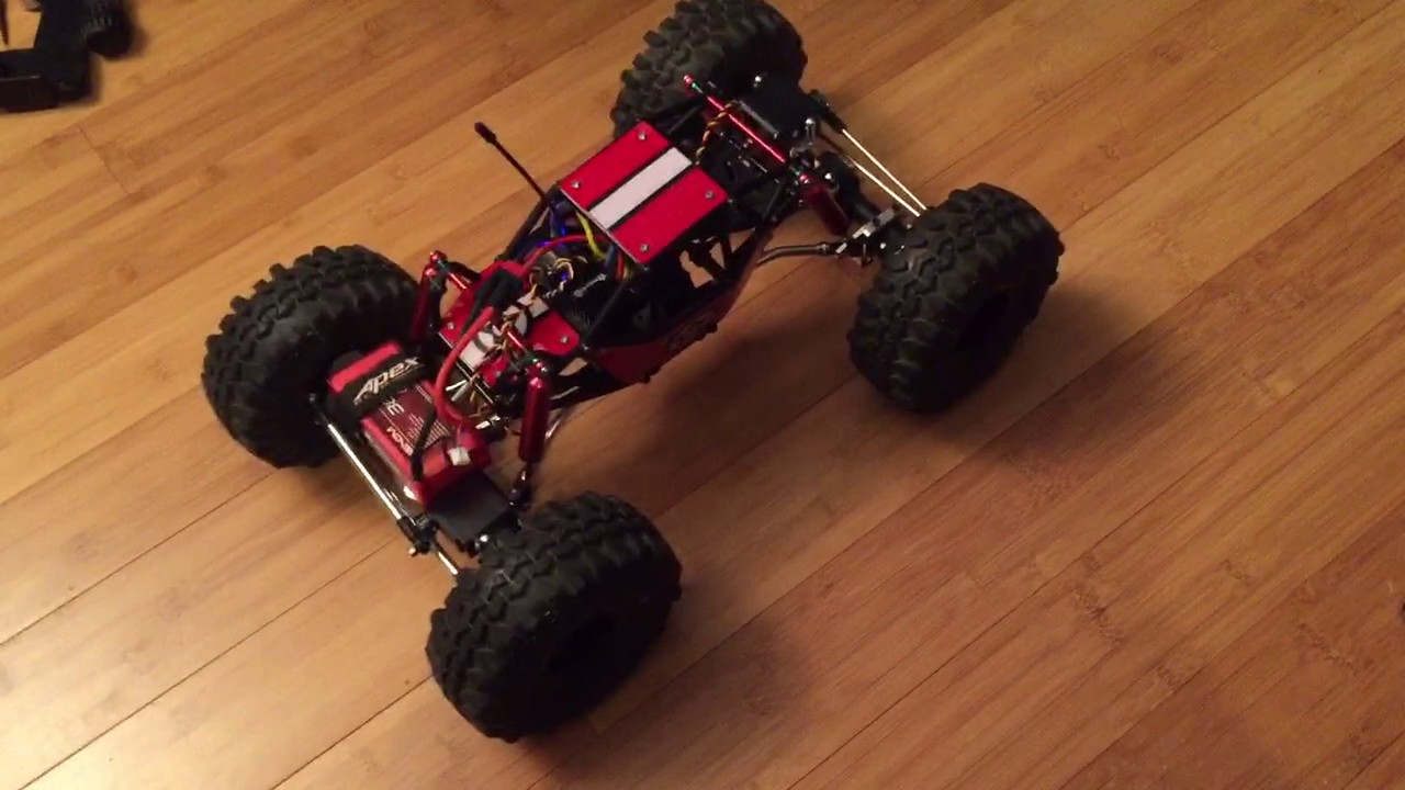 Gmade R1 with four mode 4 wheel steering - YouTube