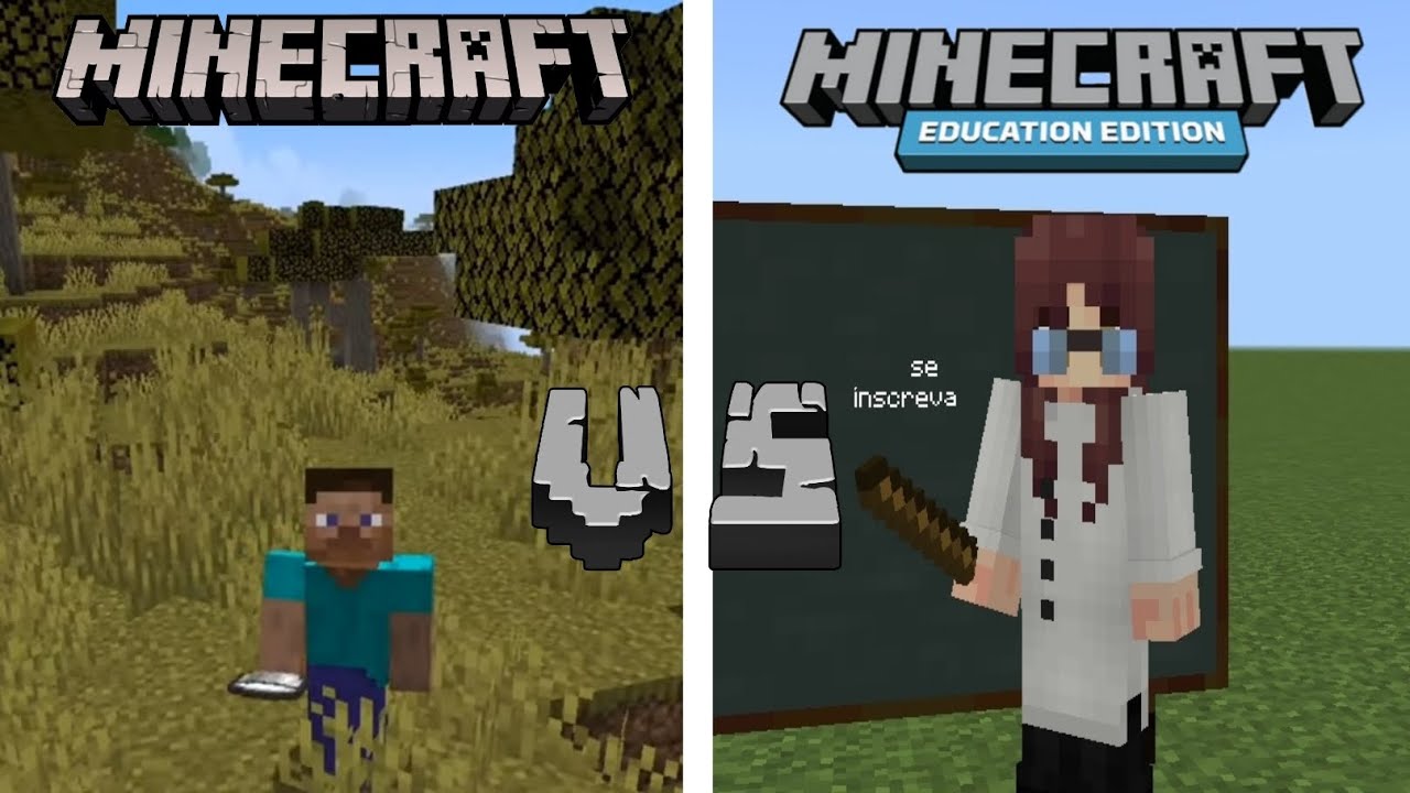 Minecraft vs Minecraft Education! #minecraft #vs - YouTube