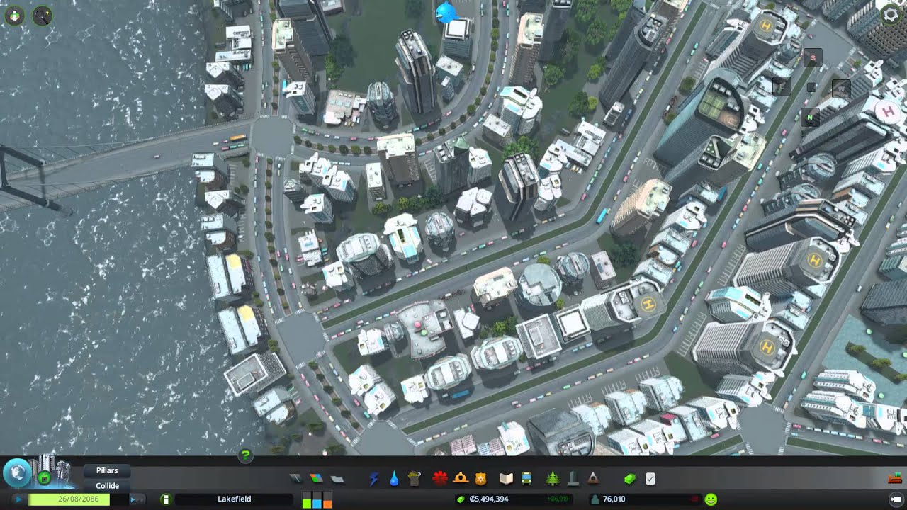 Cities Skylines Compass Mod - YouTube