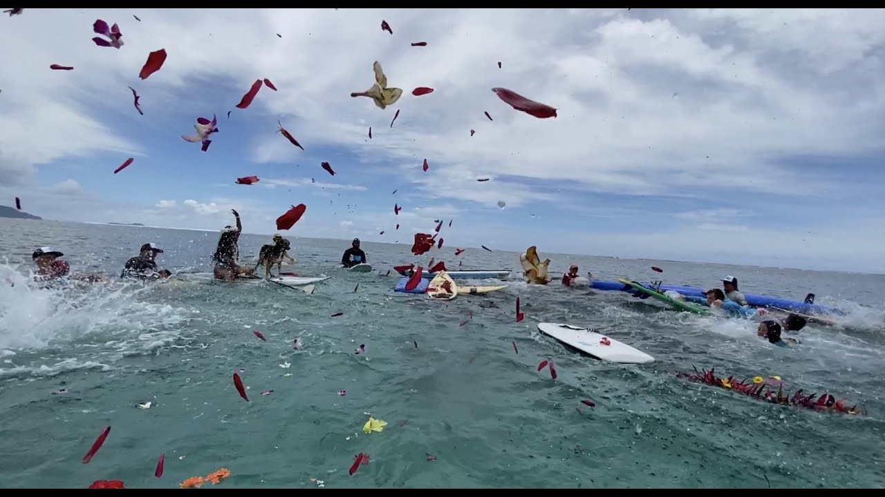 Live Like Jamo — Memorial Paddle Out in American Samoa - YouTube