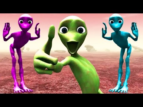 YENİ RENKLİ YEŞİL UZAYLI DANSI YENİ ŞARKISIYLA AKIM - DAME TU COSİTA #dametucosita​ #shorts