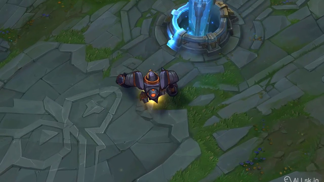 악의 창기병 블리츠크랭크(Lancer Rogue Blitzcrank), 기본 모션, 걷기 - YouTube