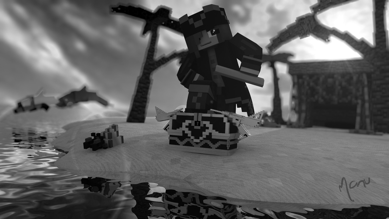 Speed Art Wallpaper Minecraft // Pirate - YouTube