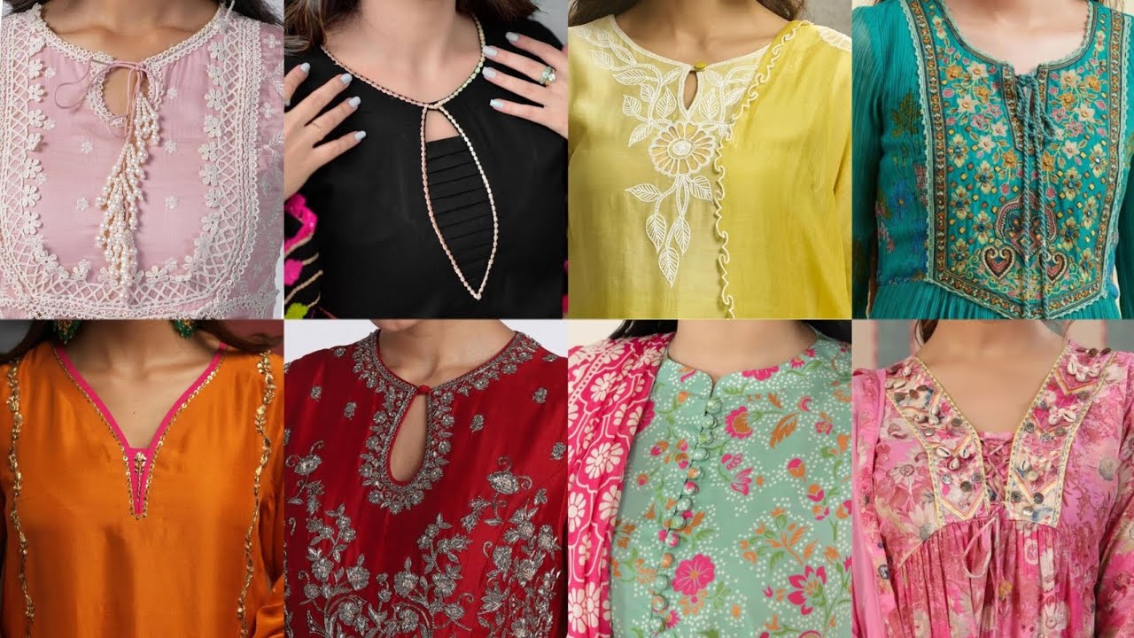 Trendy Suit Gala Design / Latest Suit Neck Designs / Kurti Neck Design ...