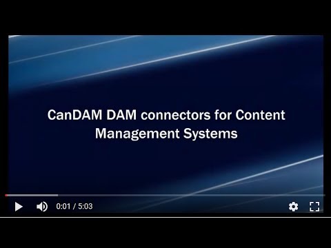 The CanDAM connectors for Wordpress
