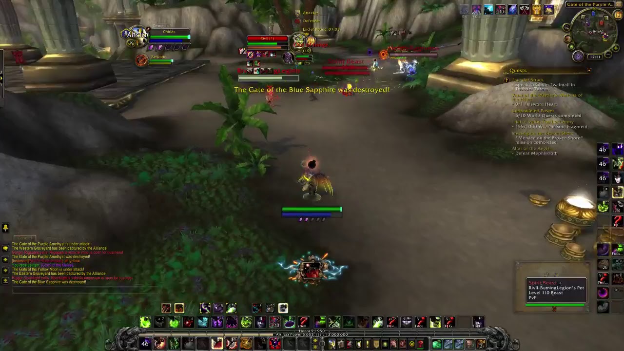 World of warcraft Affliction Lock | Battlegrounds - Patch 7.2| Legion ...