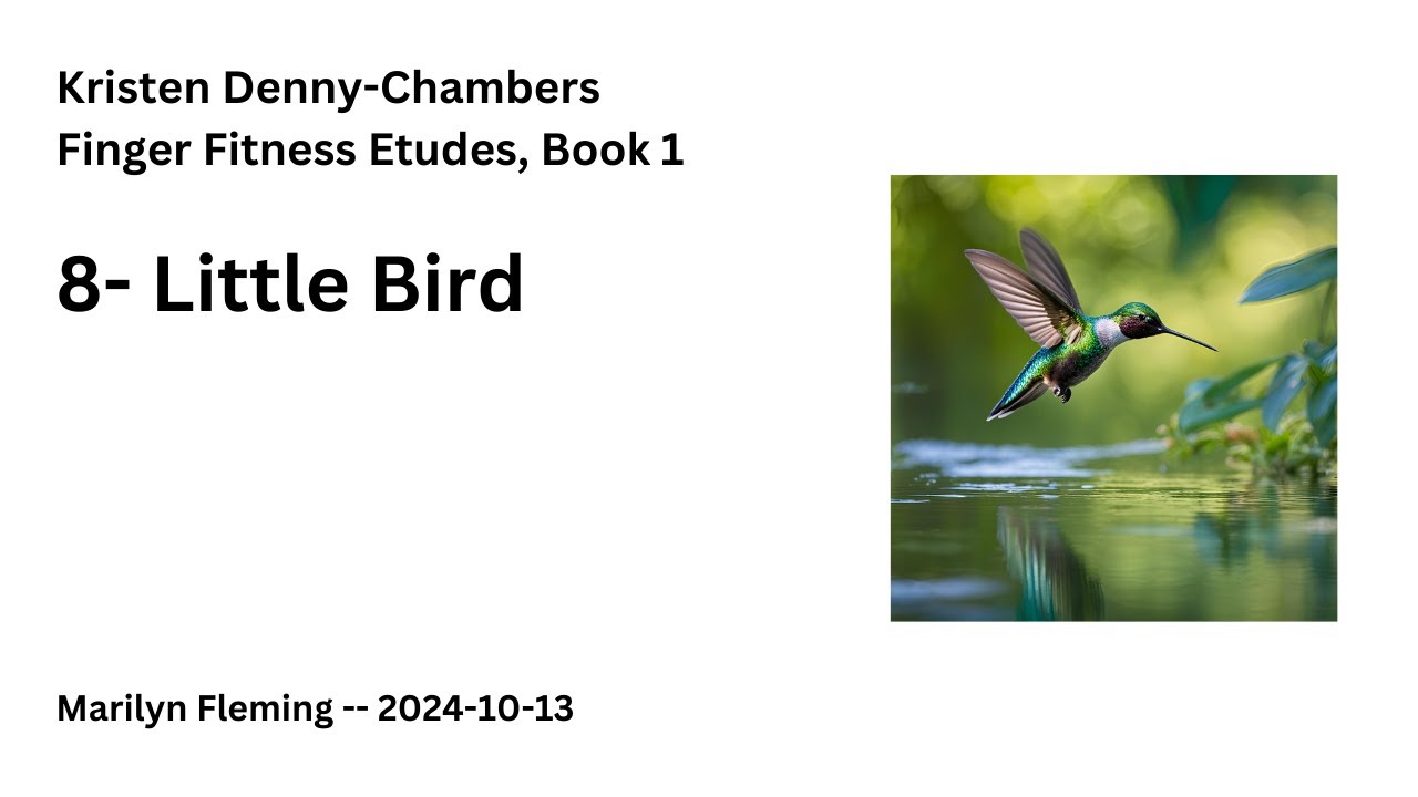 Finger Fitness Etudes Book 1 No 8: Little Bird - YouTube