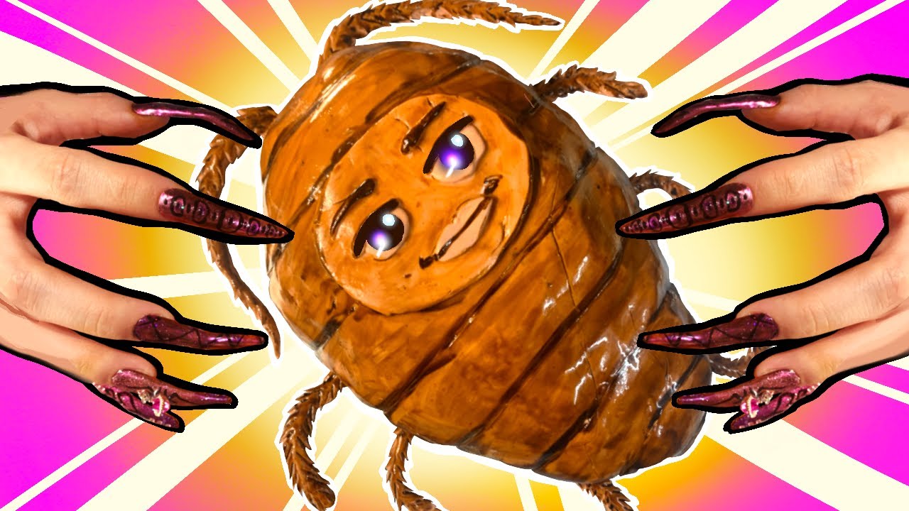 I baked a roach cake 😨(with long nails) - YouTube