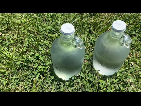 How to make Sun Charge water & my personal experience drinking it ...