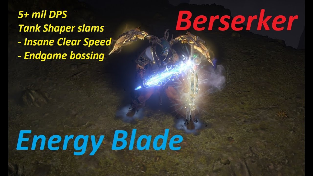 [Path Of Exile] Energy Blade Berserker Guide 3.18 Sentinel Updated ...
