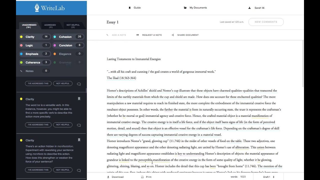 WriteLab for Students - YouTube