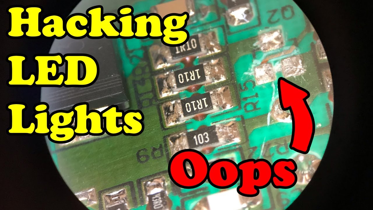 Electronics: Hacking LED Light Fixtures - YouTube