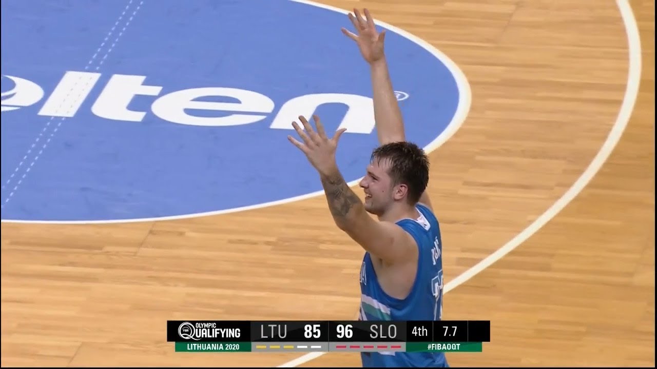 Luka Doncic leads Slovenia to Olympics, 30 point triple double (Full ...