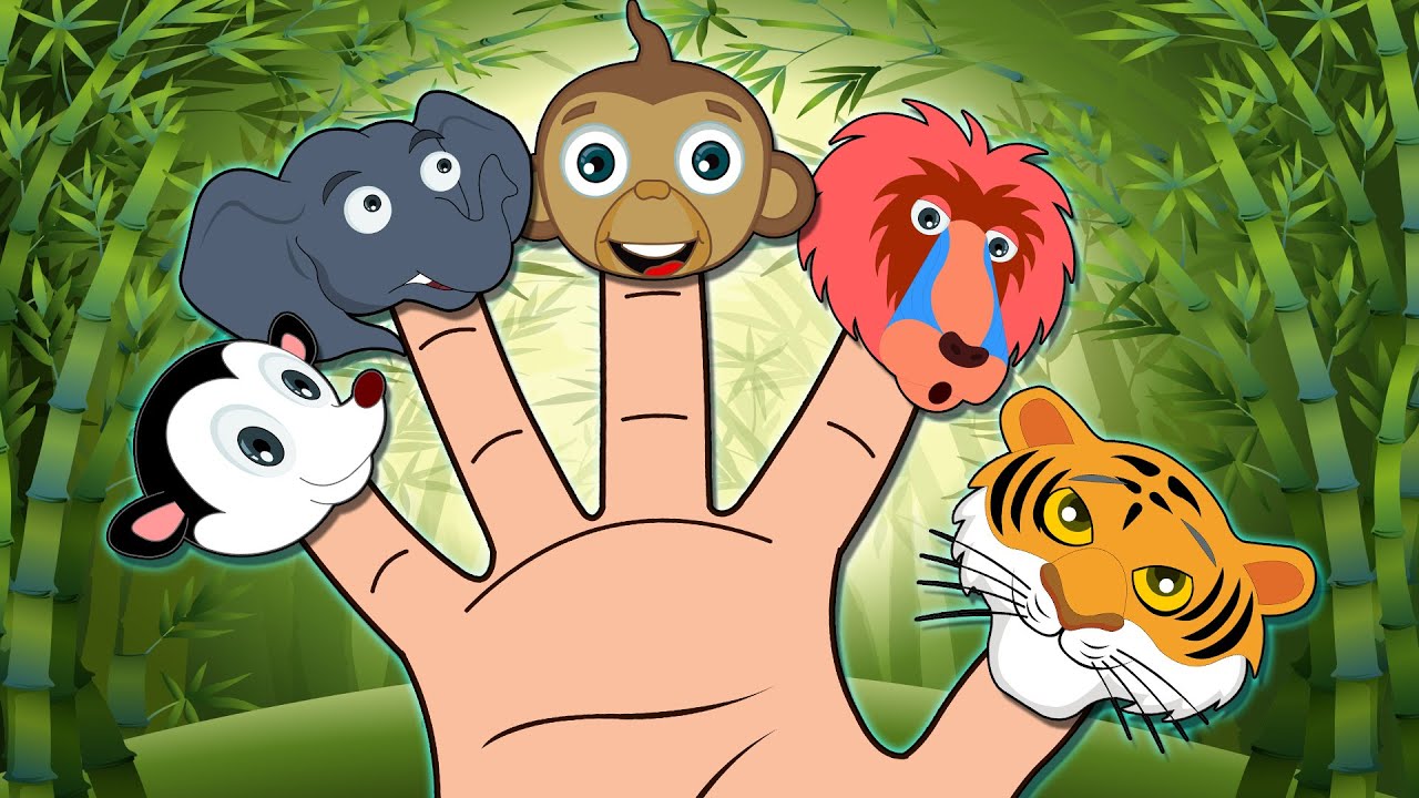 Wild Animal Finger Family Song + Fun Kids Nursery Rhymes By Kids Show ...