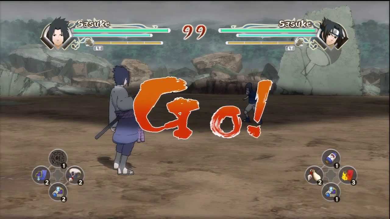 Naruto Shippuden Storm Generations - Sasuke (CTS - Me) Vs PTS Sasuke ...
