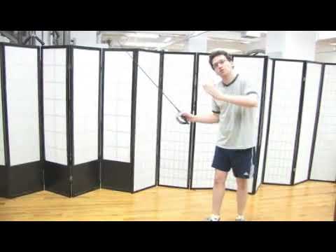 Jump Fleche in Sabre Fencing for Beginners - YouTube