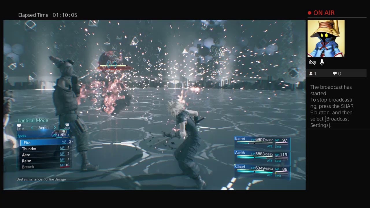 FF7 Remake Hard Mode Alternate Ending (Battle Simulator part 2) - YouTube