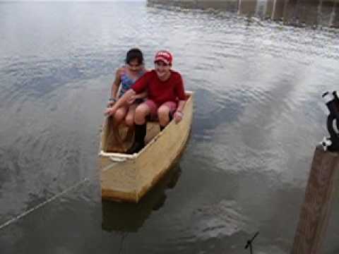 Paw Paw's infamous home made boat, the "MS Unsinkable"!!! - YouTube