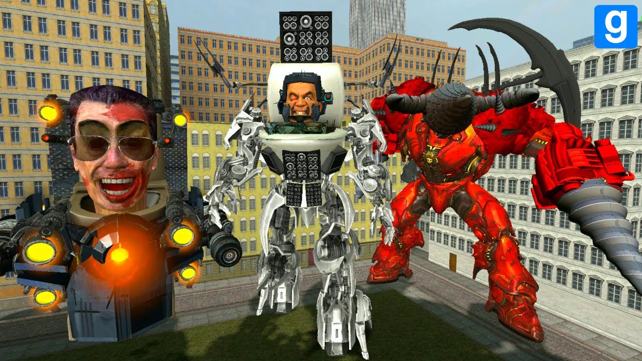 NEW EVOLUTION SKIBIDI ROBOT VS DRILMAN TITAN in Garry's Mod - YouTube