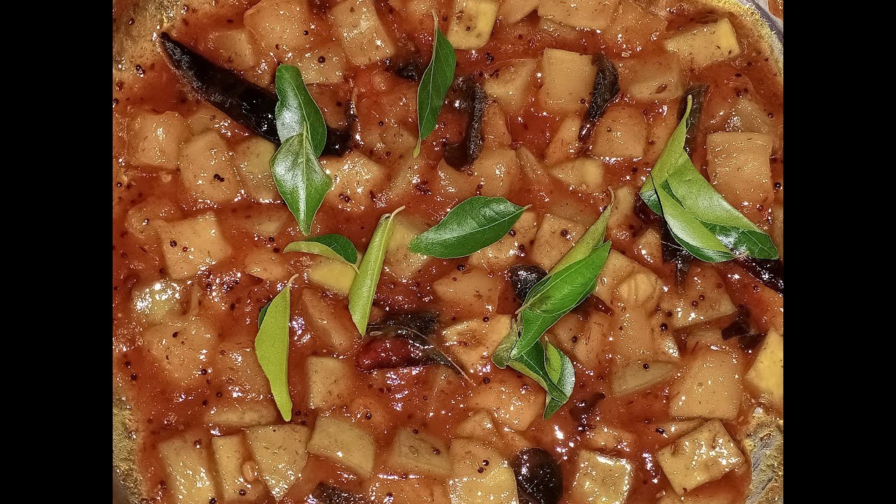 Sweet-spicy Mango pachadi - YouTube