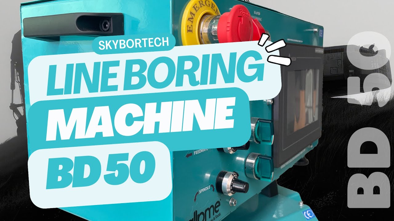BD-50 Portable Line Boring Machine – Precision & Power in Action! - YouTube